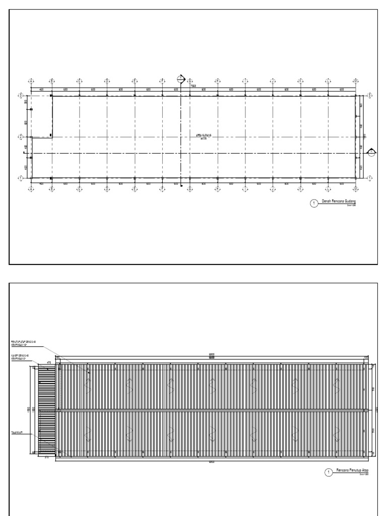 Denah Gudang Cold Storage 18 | PDF