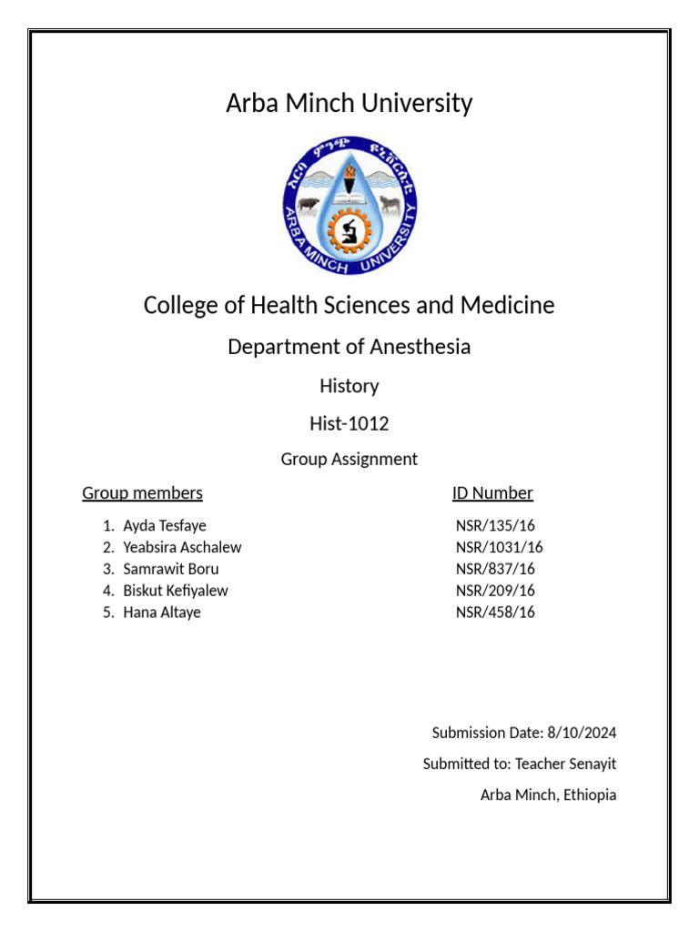 History Assignment (1) | PDF