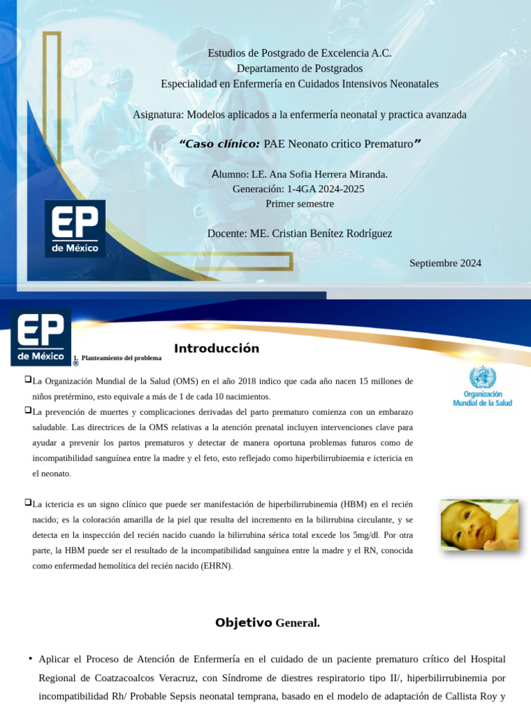 Caso Clinico. Prematuro Critico | PDF Caso Clinico. Prematuro Critico | PDF