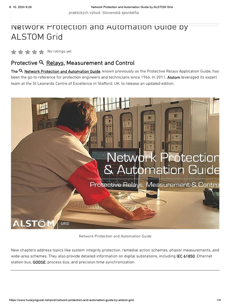 Network Protection and Automation Guide by ALSTOM Grid | PDF