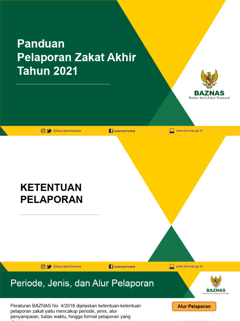 Panduan Pelaporan Zakat Akhir Tahun 2021 | PDF