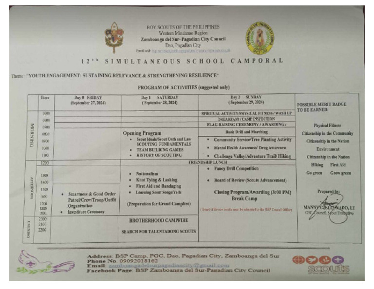 BSP 2024 Matrix | PDF