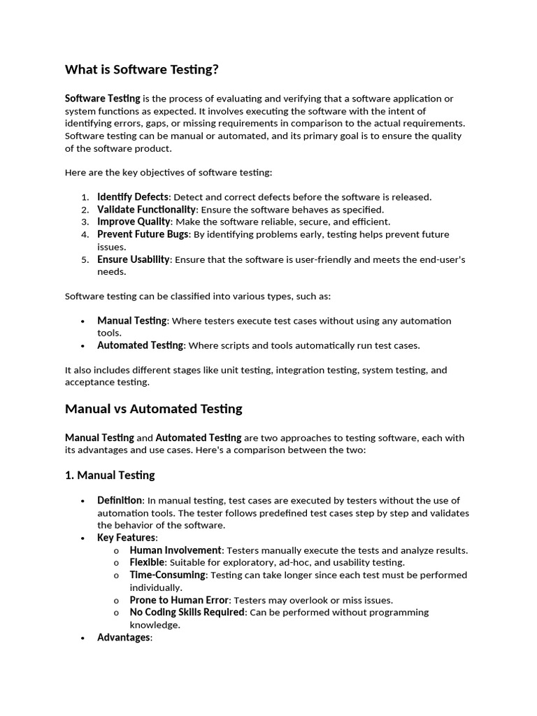 Selenium Introduction | PDF