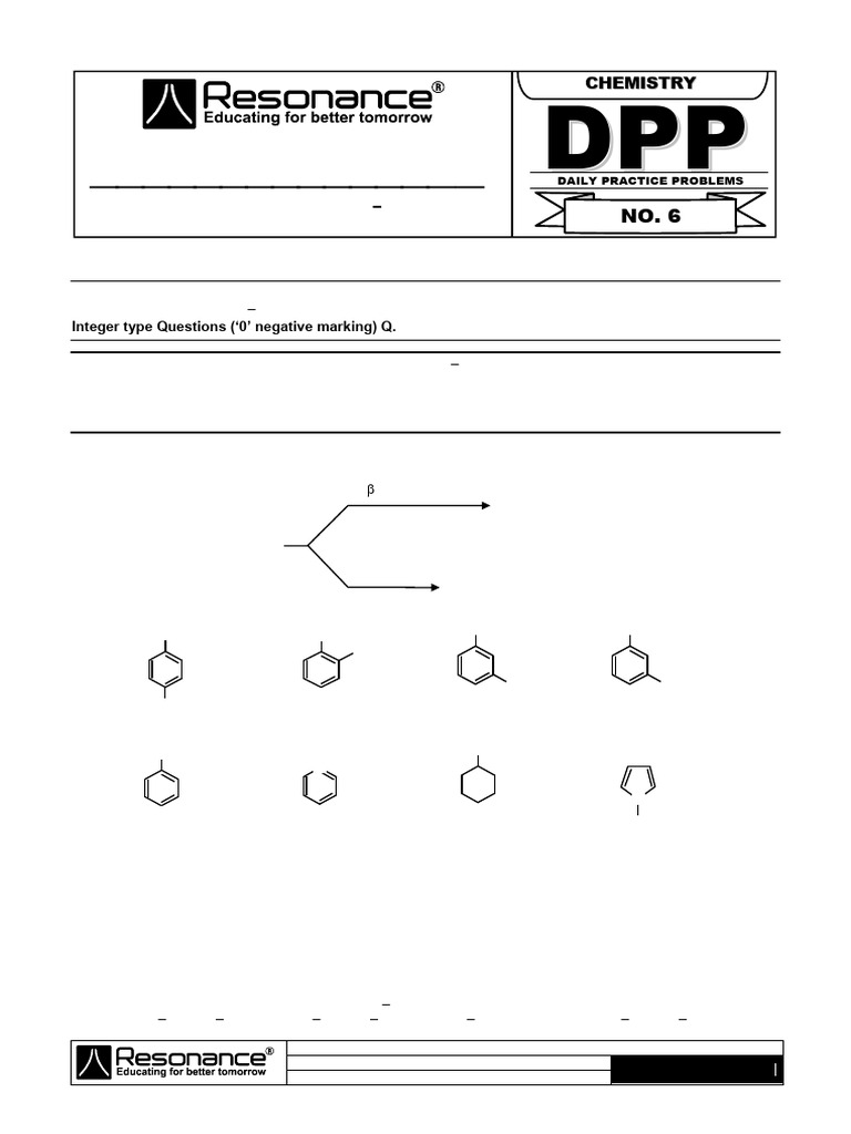 Chemistry Revision Dpp-6 | PDF