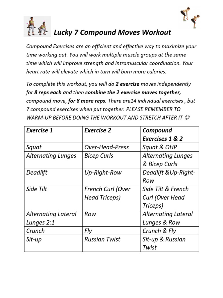 Lucky_7_Compound_Moves_Workout_1 | PDF