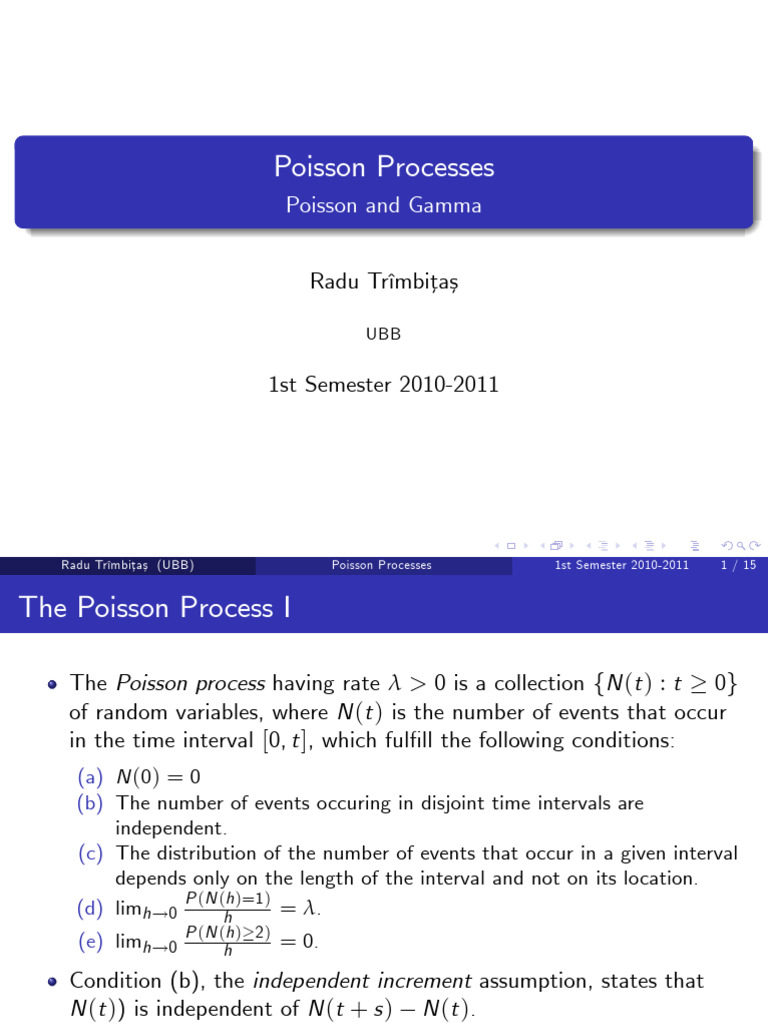 6 Poisson Proc | PDF