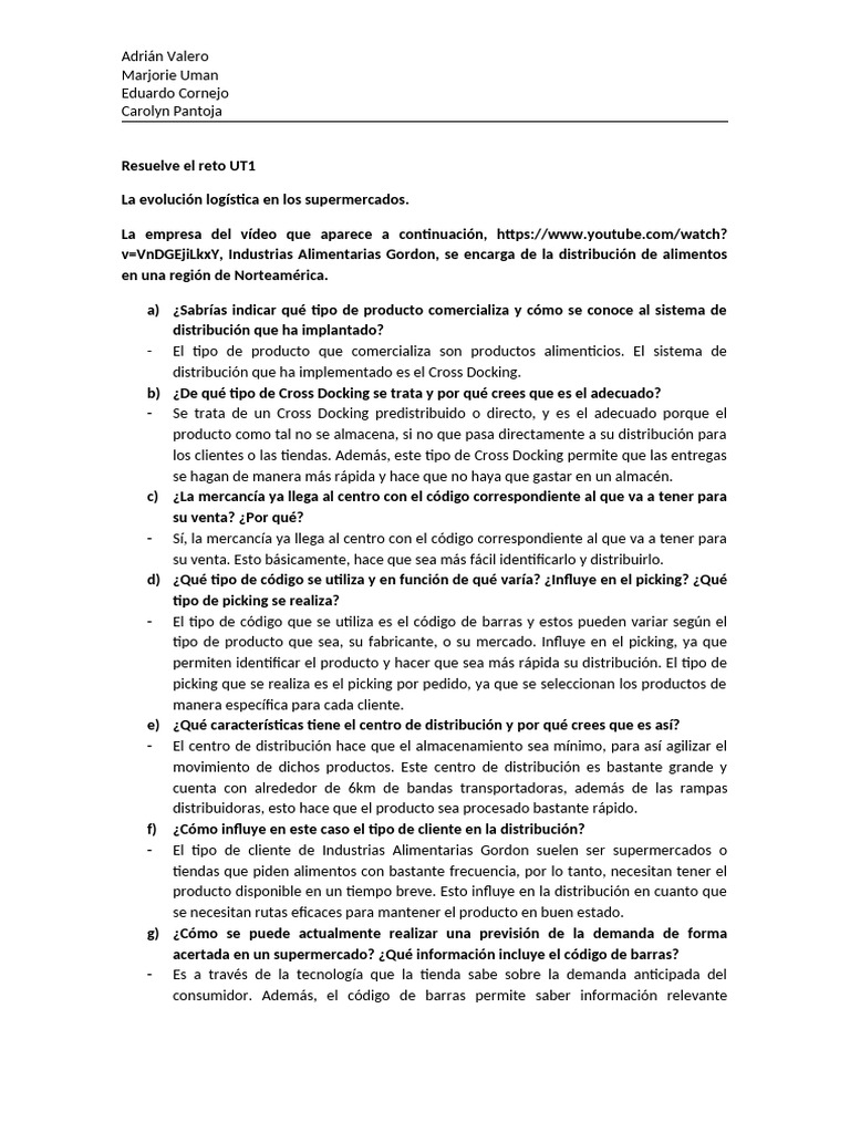 Resuelve El Reto UT1 | PDF