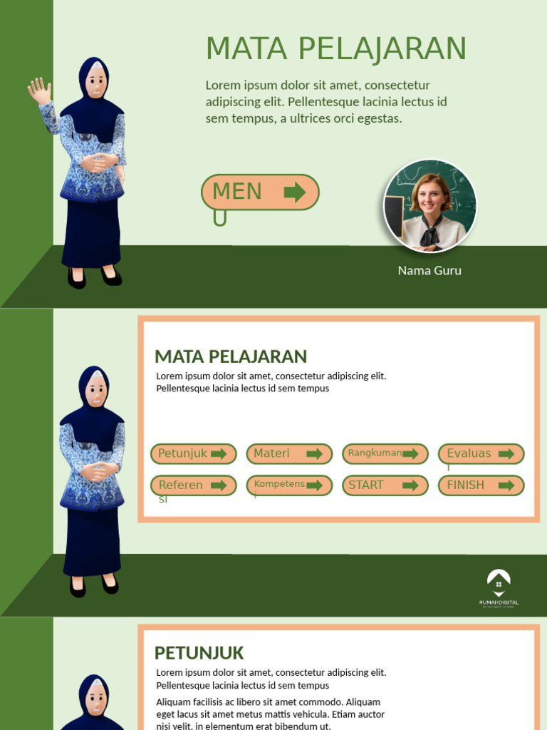 Template Presentasi 3 | PDF