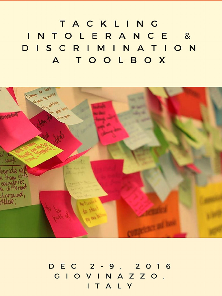 Tackling Intolerance and Discrimination Toolbox | PDF