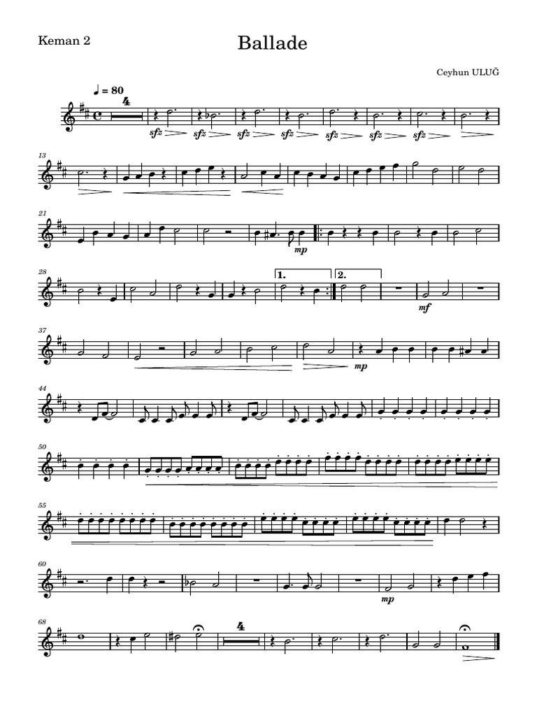 Ballade-Keman 2 | PDF