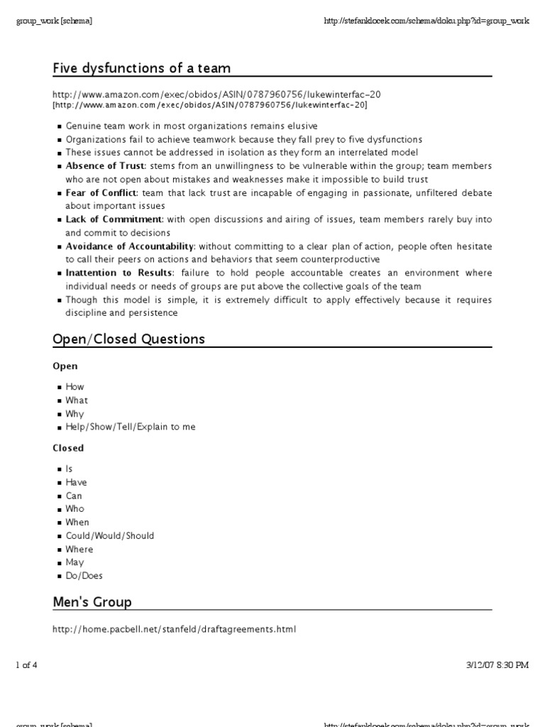 Group - Work (Schema) | PDF | Conceptual Model | Thought