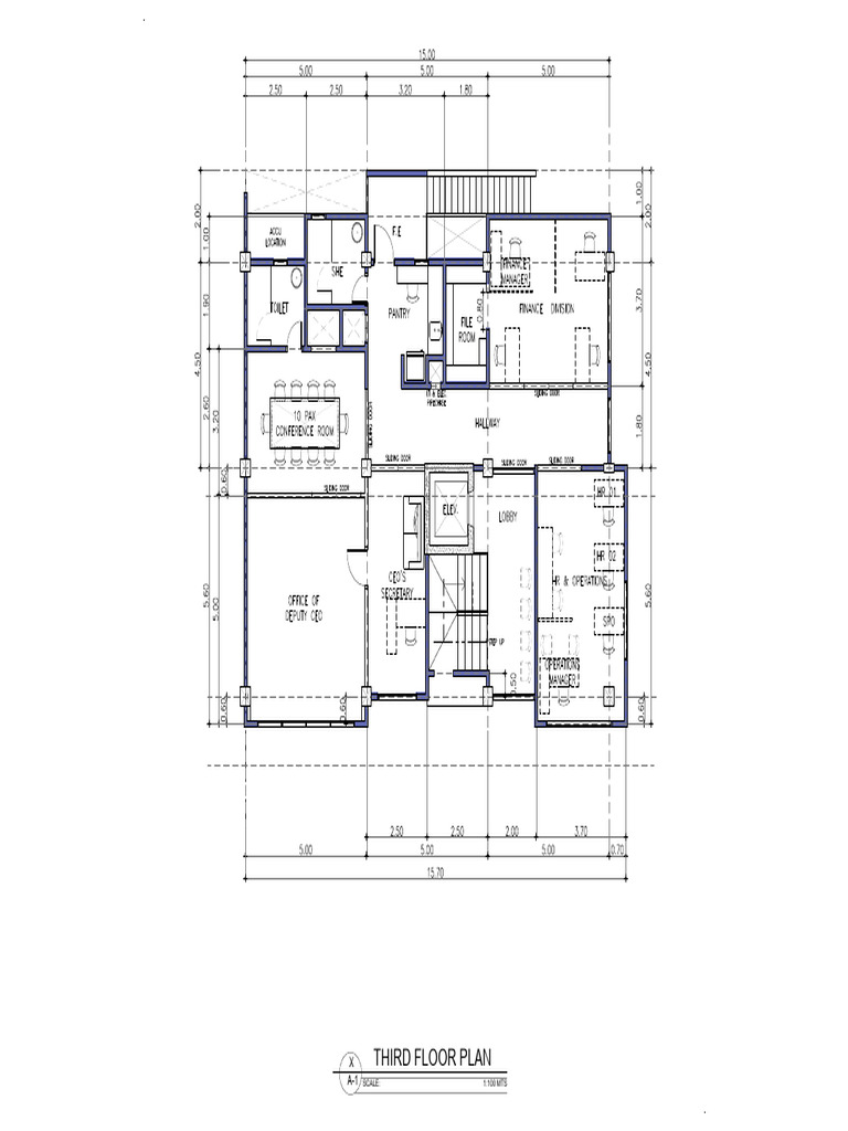 Third Floor Layout Plan Rev 02 (1) | PDF