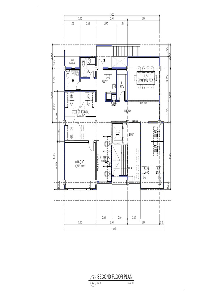 Second Floor Layout Plan Rev 02 | PDF