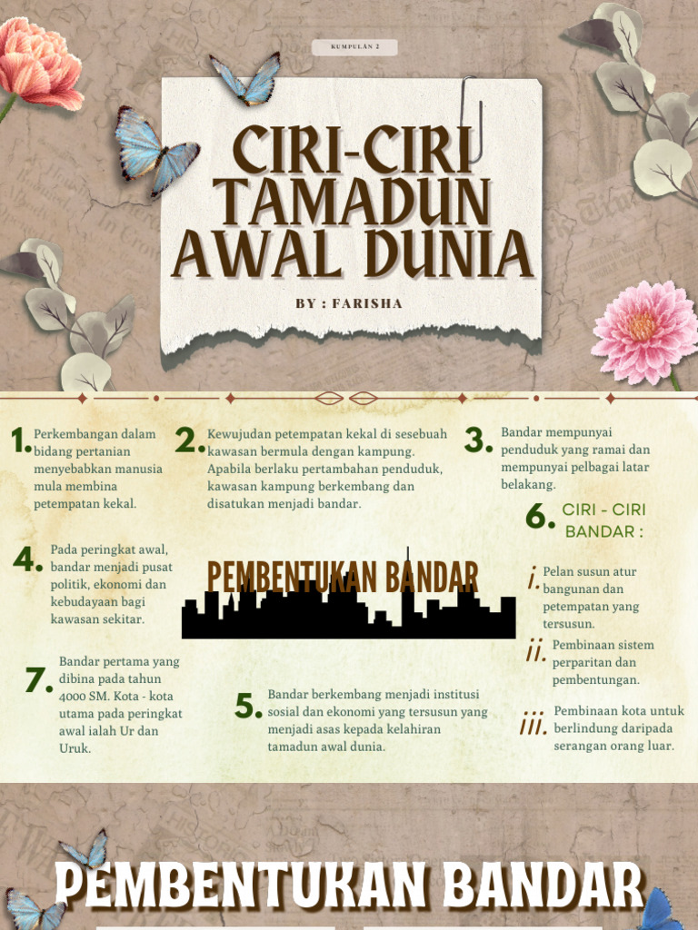 Ciri-Ciri Tamadun Awal Dunia | PDF