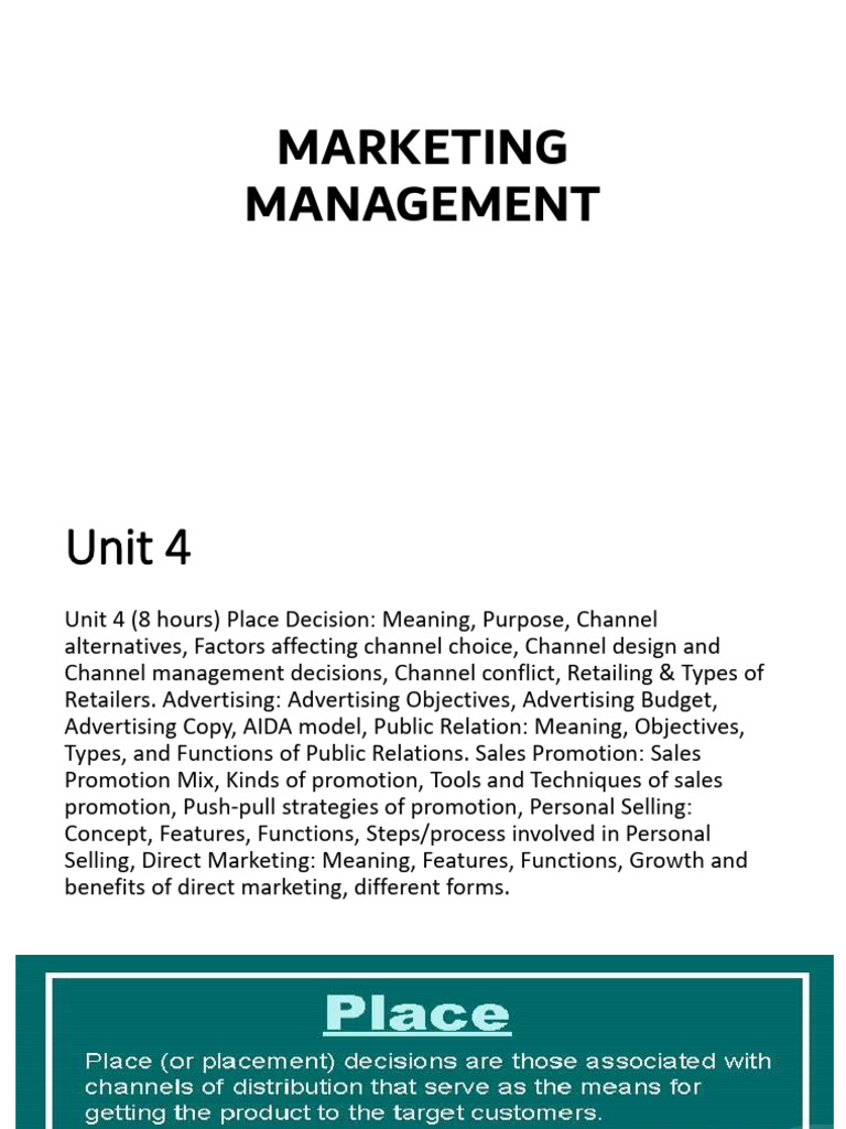 M.M Unit 4 - 1 | PDF