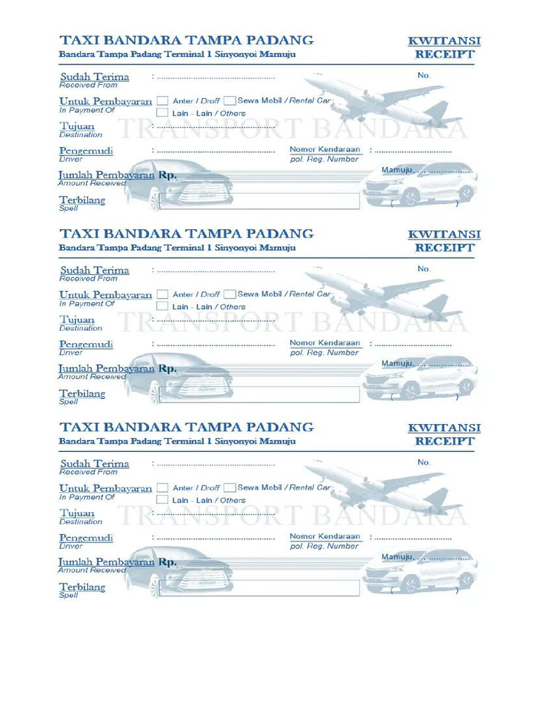 Taxi Bandara | PDF