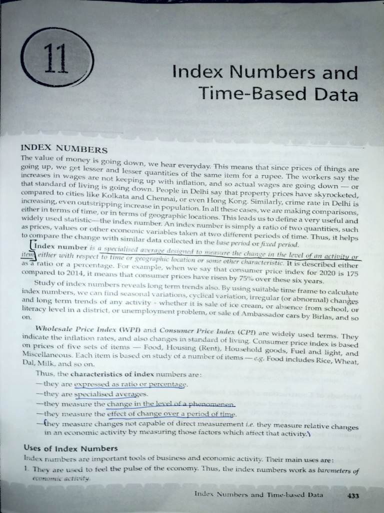 Index Numbers | PDF