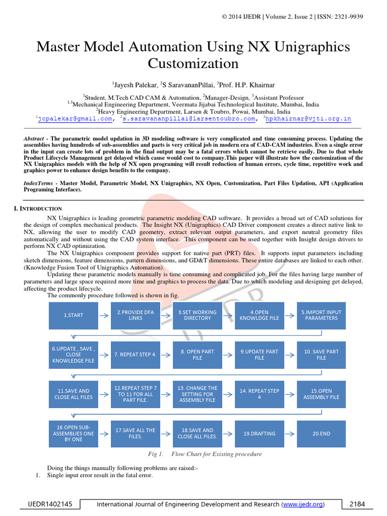 Master Model Automation Using NX Unigrap | PDF