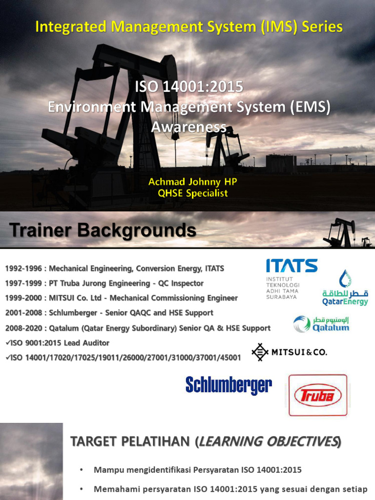 ISO 14001-2015 - EMS Awareness | PDF