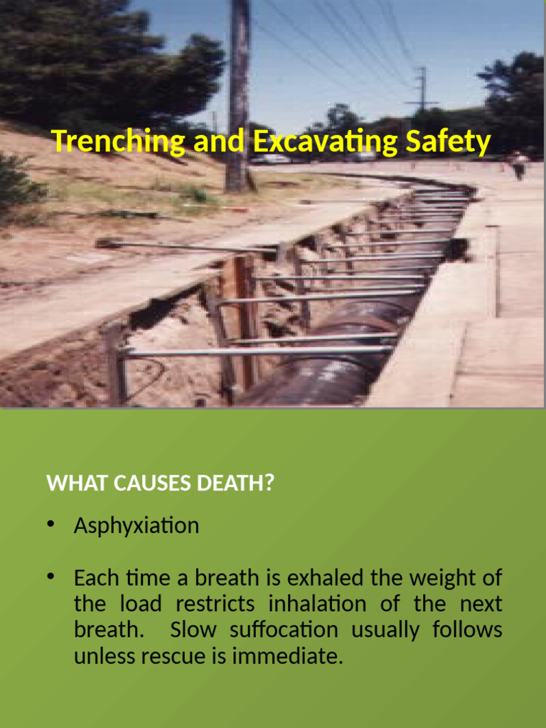 Trenching Excavation | PDF