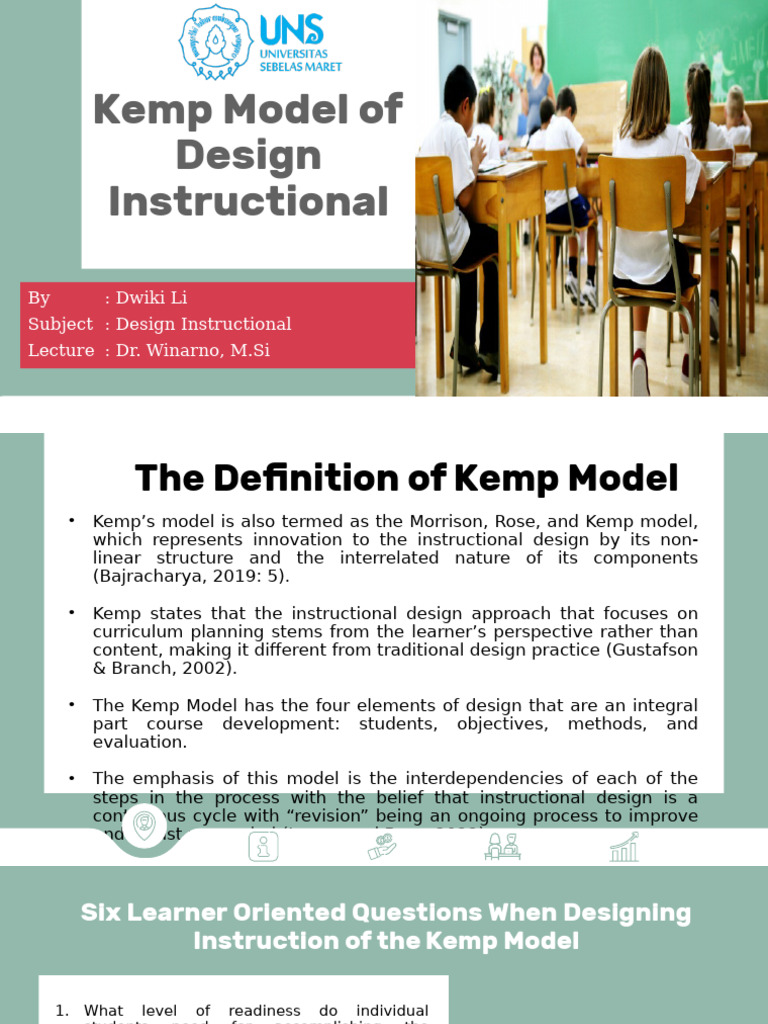 The Intructional Design of Kemp Model | PDF | Instructional Design ...