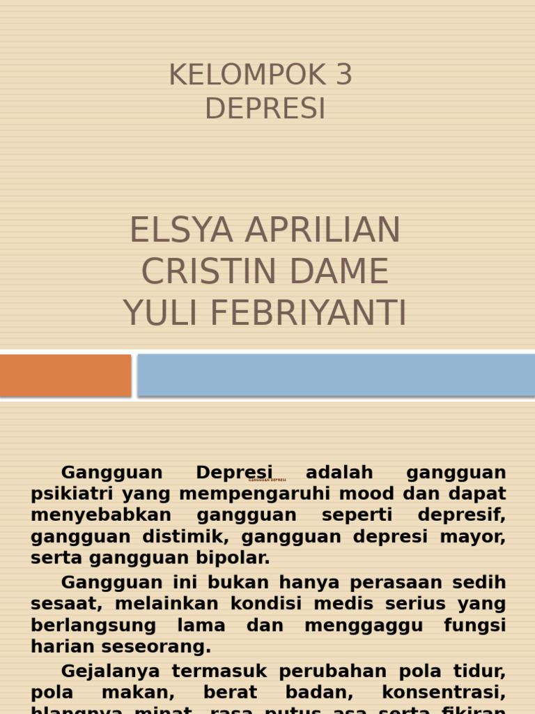 Depresi | PDF