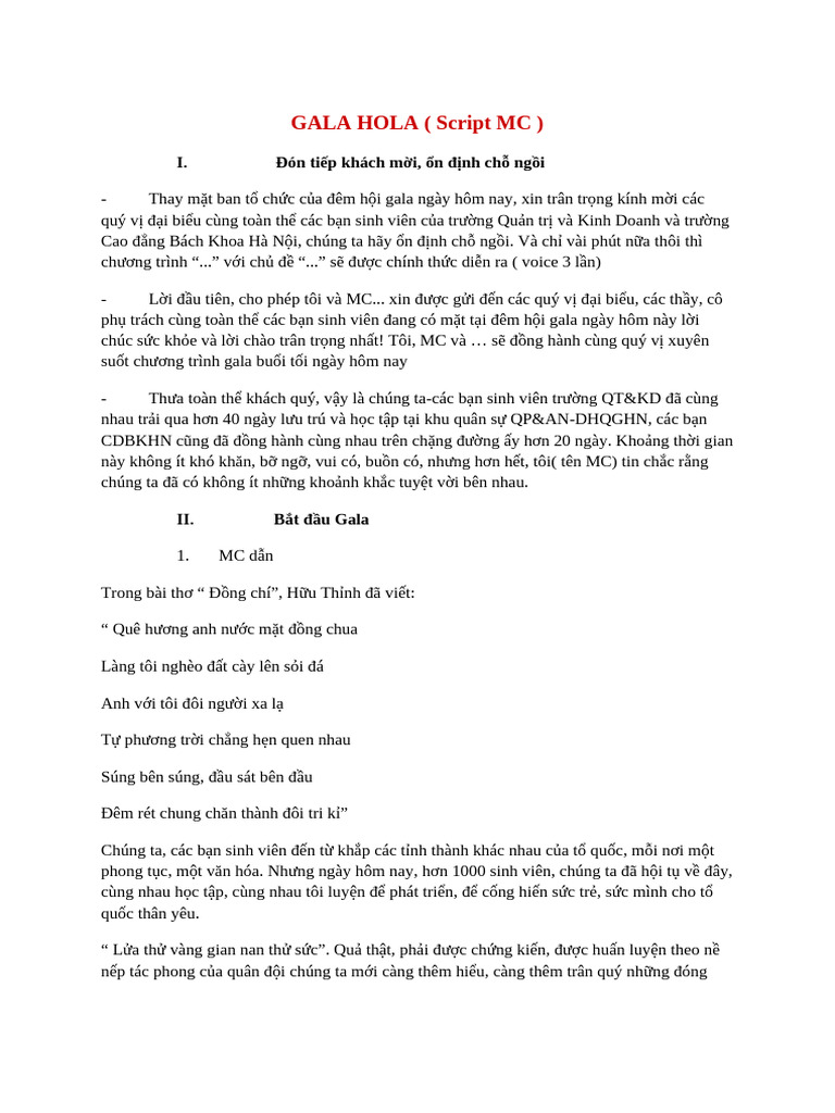 SCRIPT-MC-GALA-HOLA-2023 | PDF