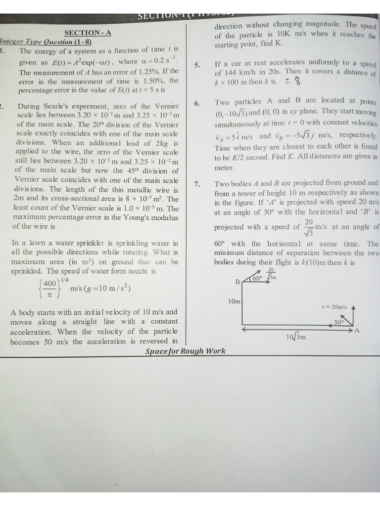 PW Milestone (Advanced) | PDF