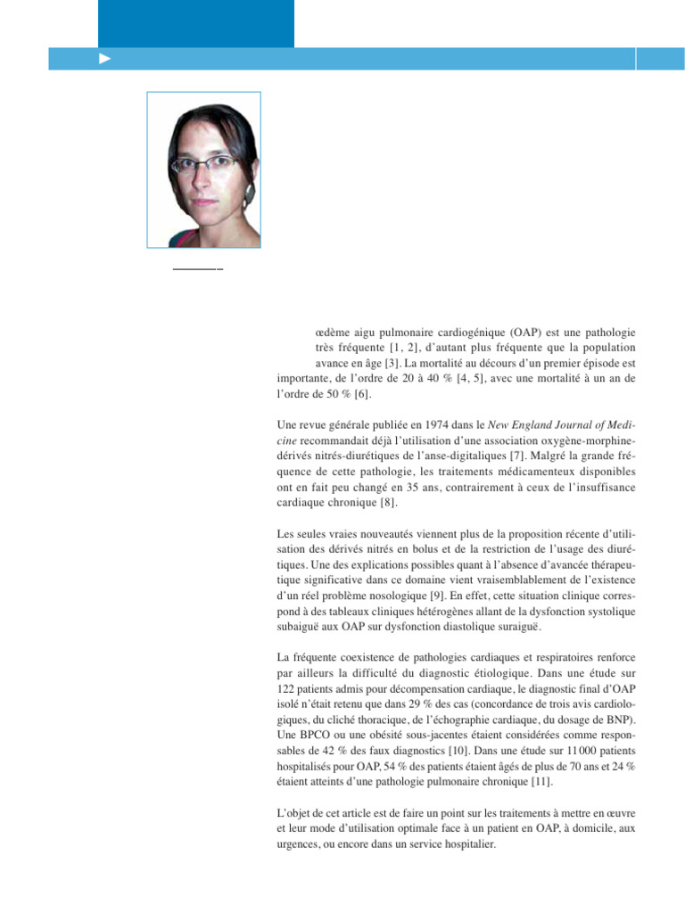 Oap Cardiogenique | PDF