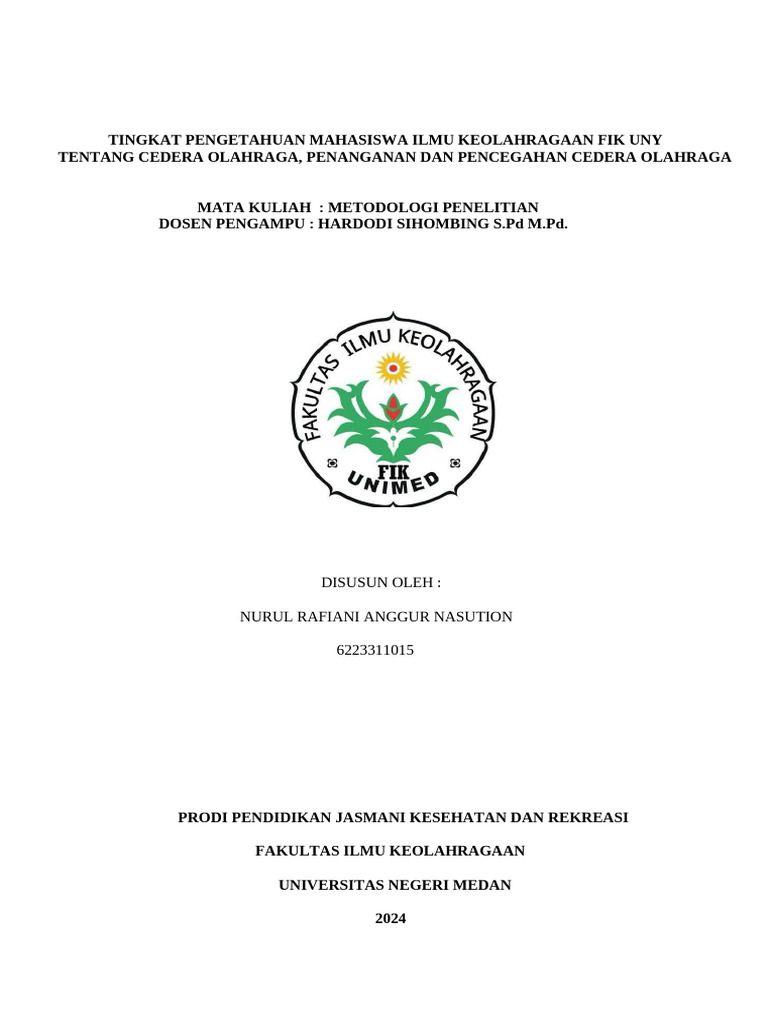 TUGAS METODOLOGI | PDF