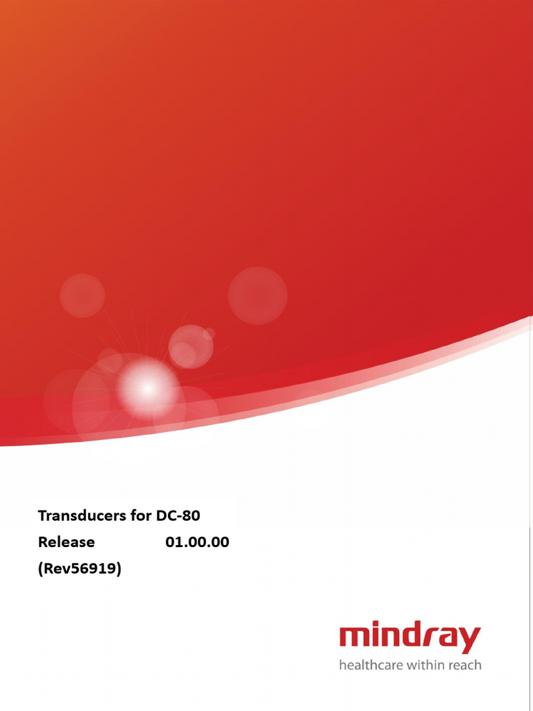 DC 80 Transducer Sheet V1.0 | PDF