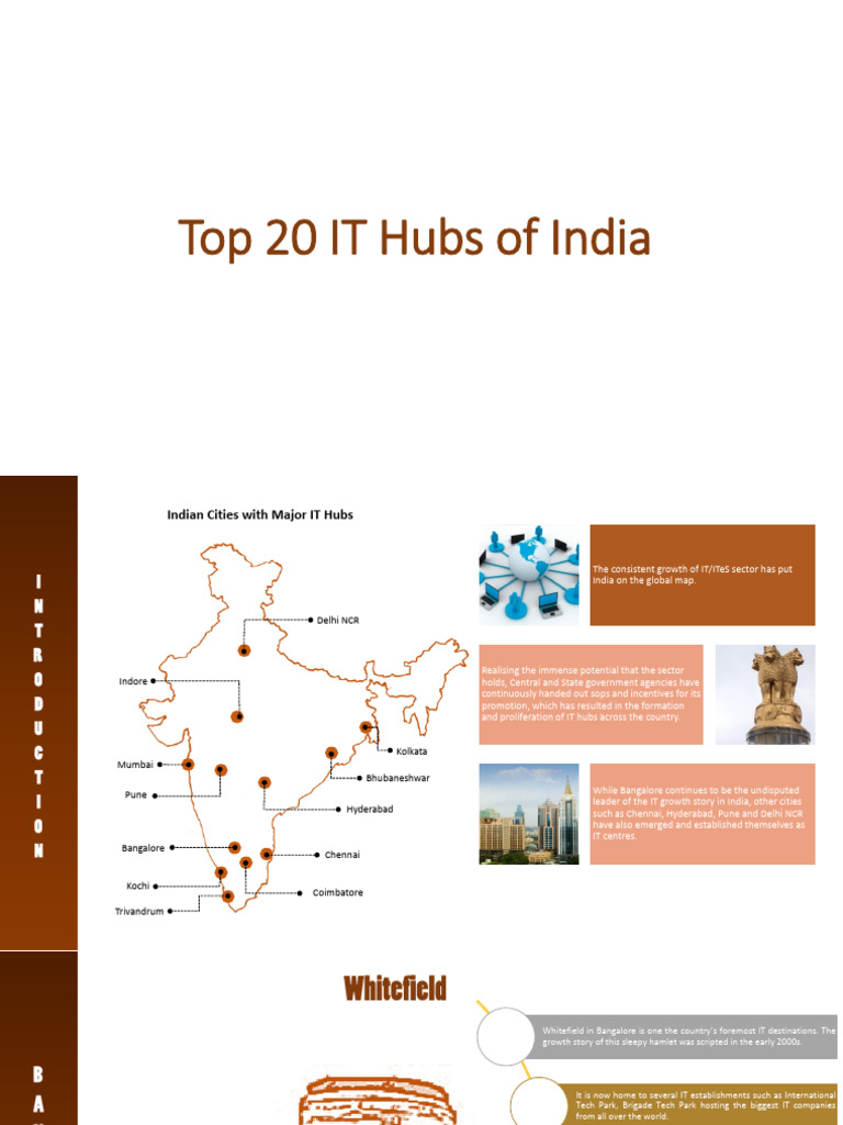 Top 20 IT Hubs of India | PDF