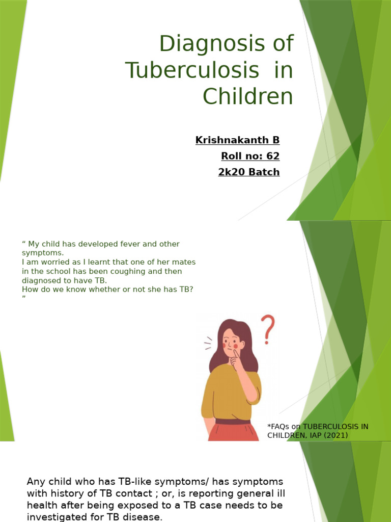 TB Diagnosis Paeds | PDF