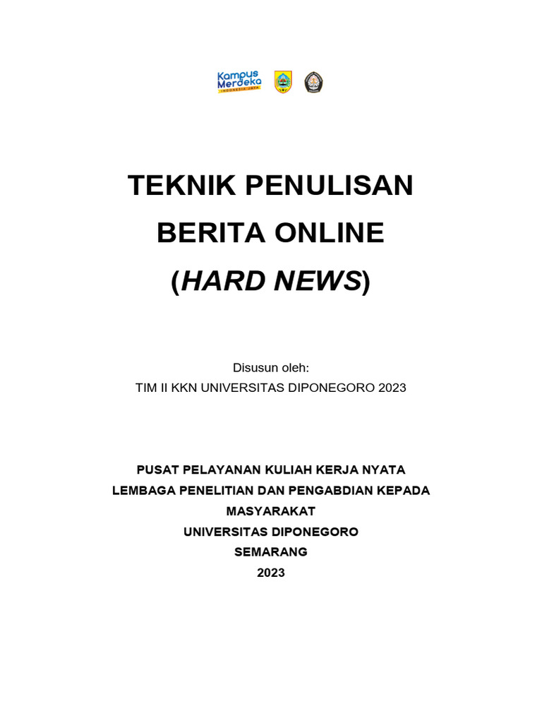 Modul Penulisan Berita | PDF