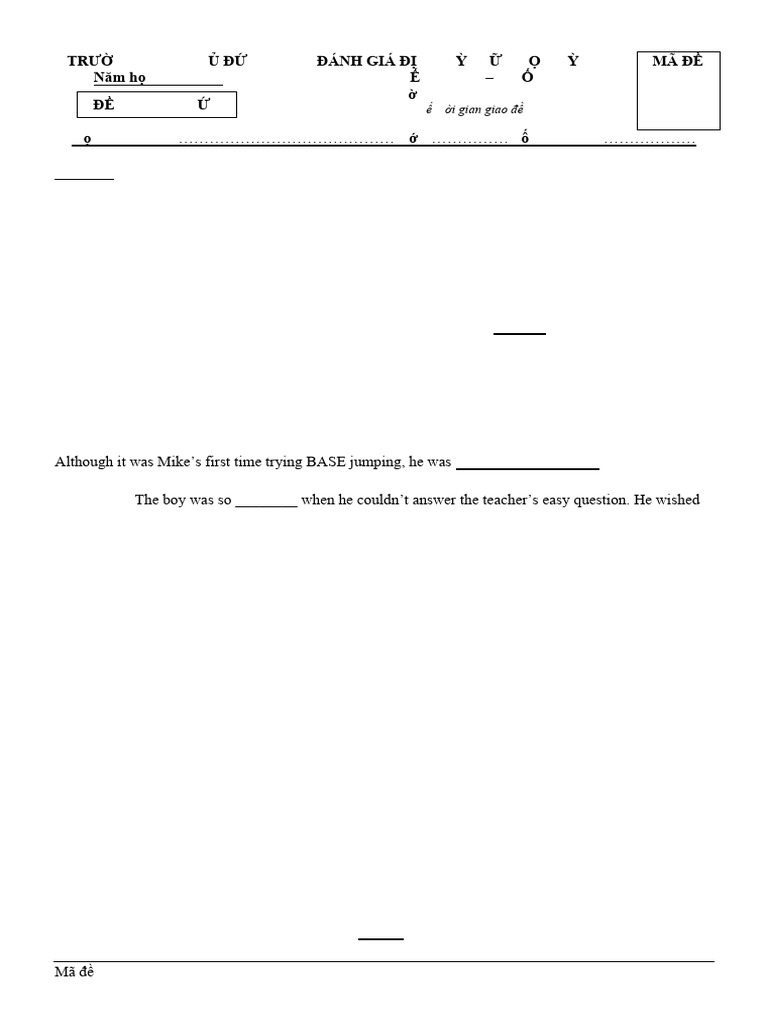 Anh 10dgdk Gki 2022 2023de Va Dap An de Nghi - 611202211 | PDF