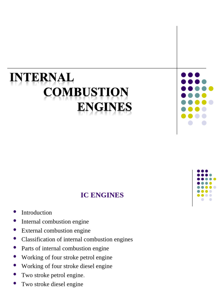 IC Engine -PPT (BME) | PDF