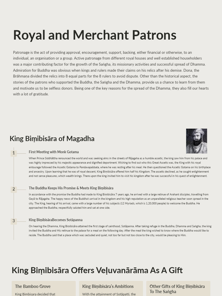 Royal and Merchant Patrons | PDF