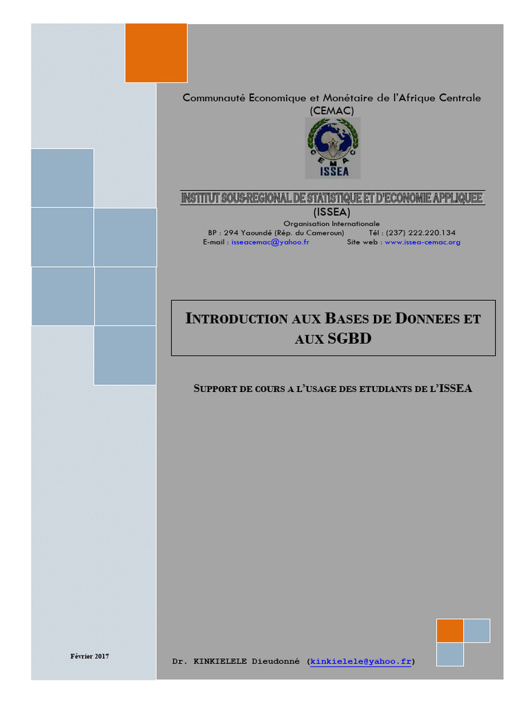 Cours BDD Issea | PDF