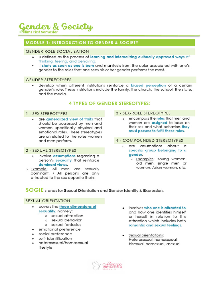 GenSoc Module 1 - 3 | PDF