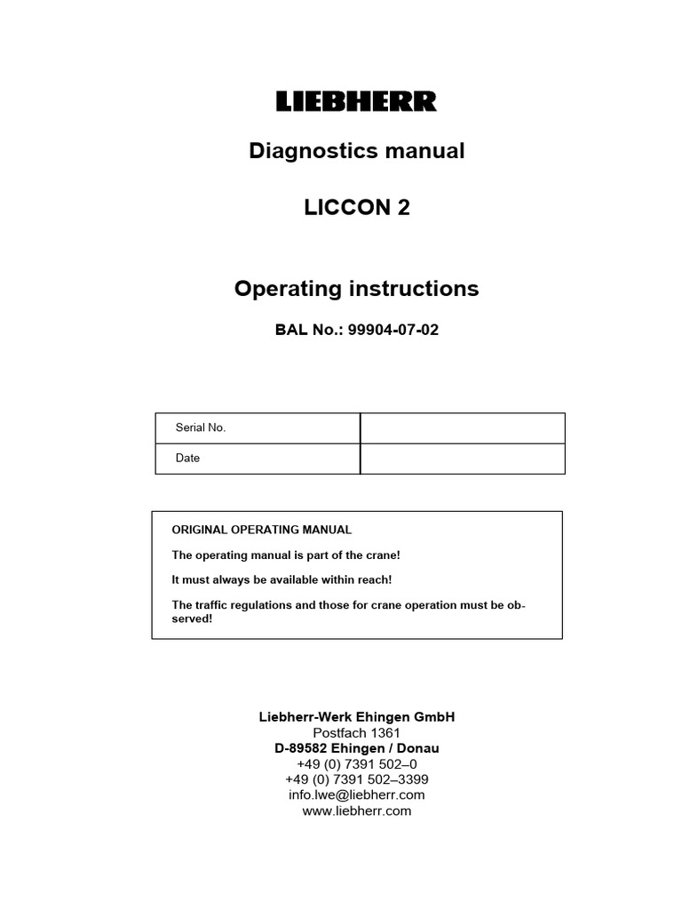 Diagnostics Manual Pdf