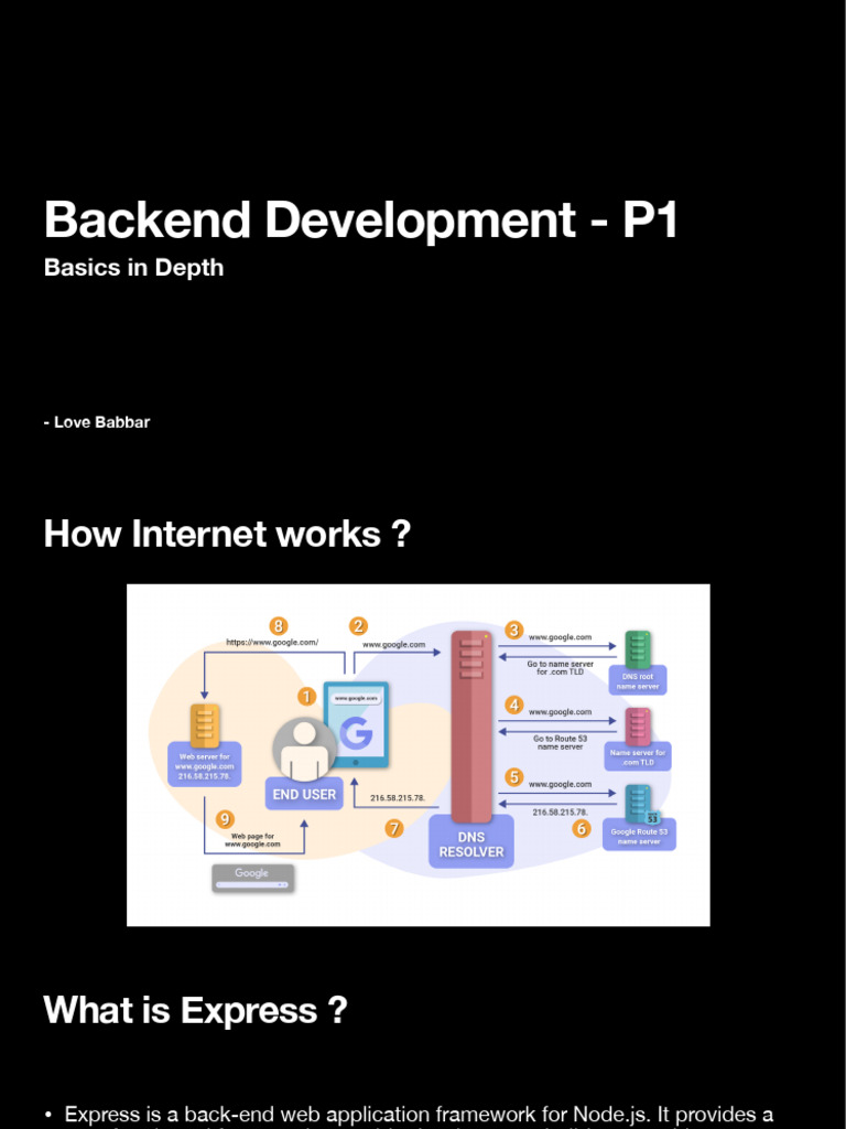 Backend Basic | PDF