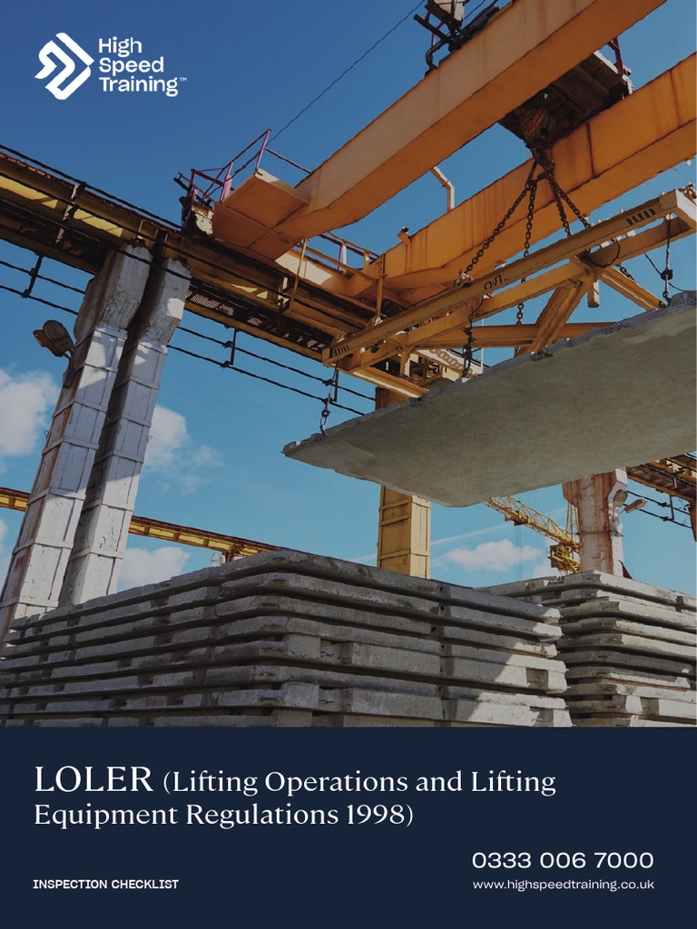LOLER-Inspection-Checklist-Sheet | PDF