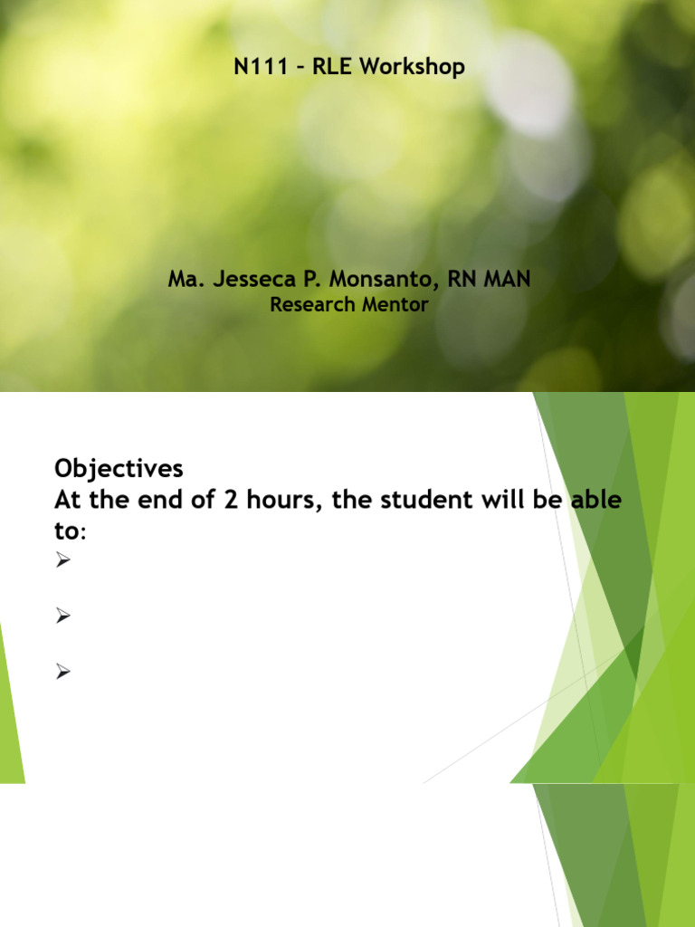 4 N111 Workshop (SIgnificance of The Study, Sand L, Definition of Terms | PDF