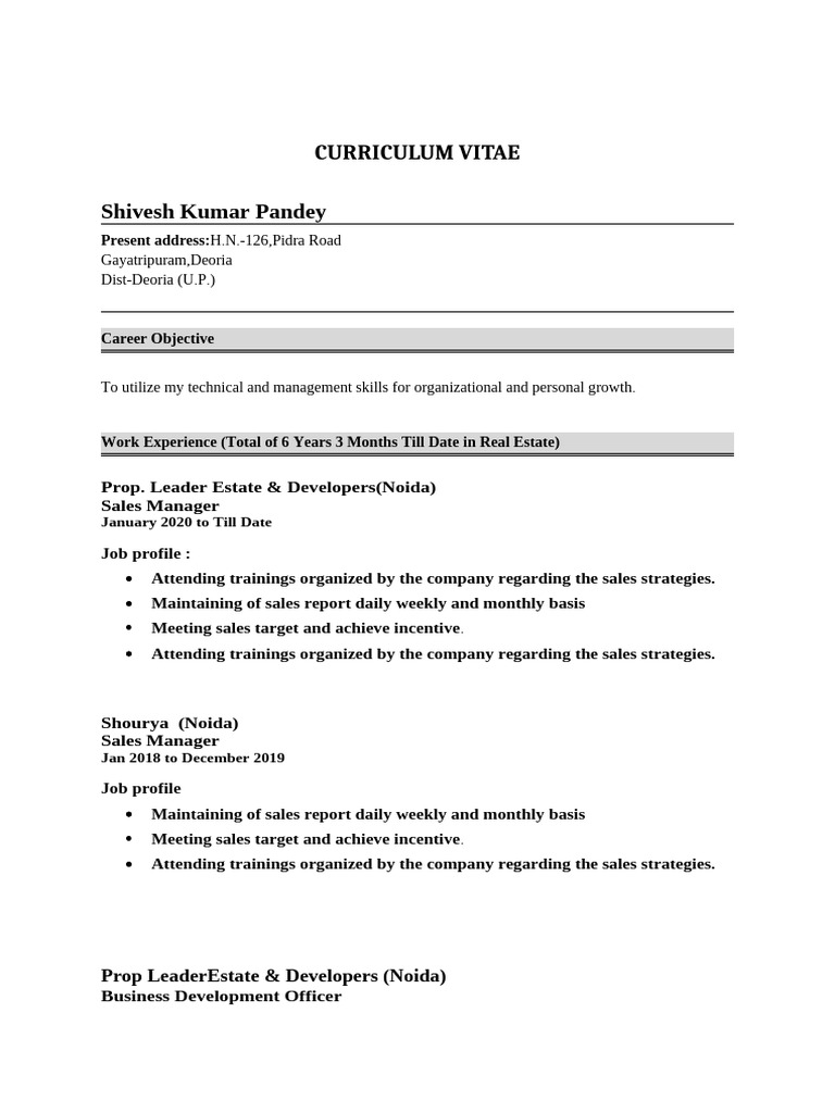 Shivesh Resume Updated (1) | PDF