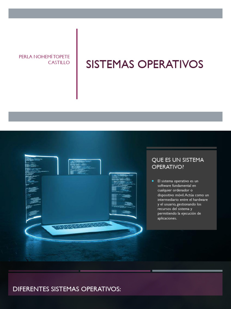 SISTEMAS OPERATIVOS | PDF