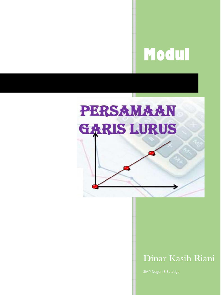 Modul Persamaan Garis Lurus | PDF