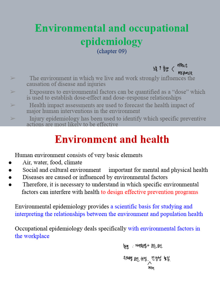 Chapter09 Occupational Epidemiology | PDF | Epidemiology | Self-Improvement
