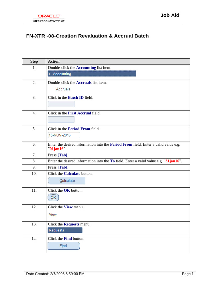 JOBAID | PDF | Double Click | Business