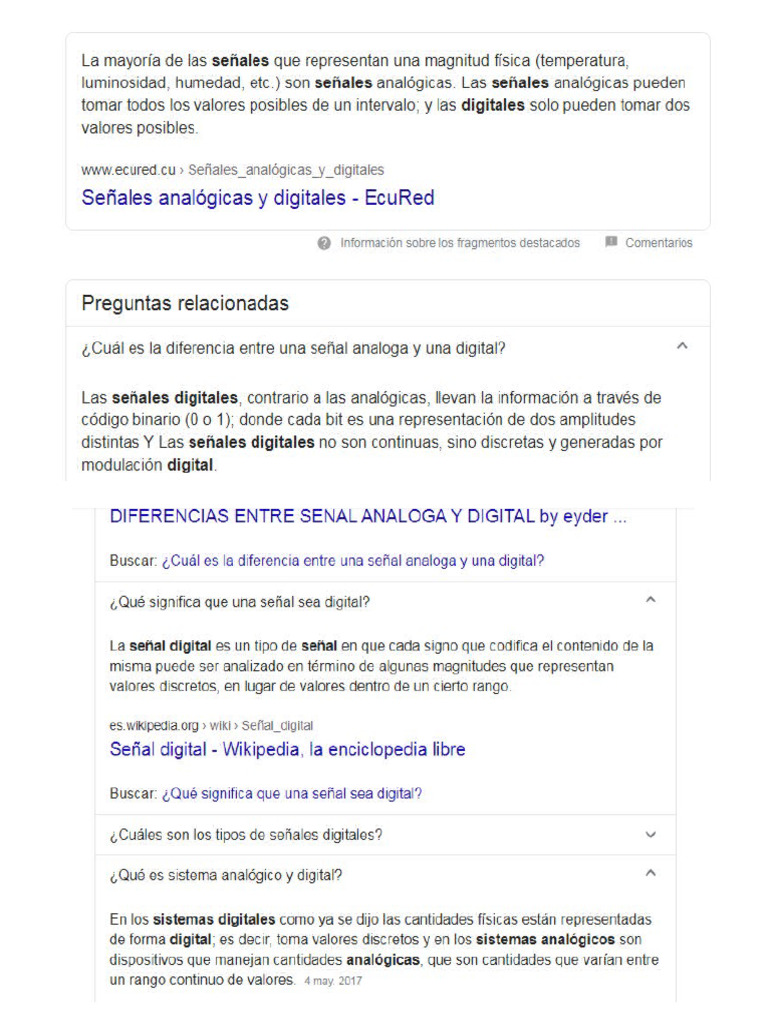 Señales Digitales y Analogicas | PDF