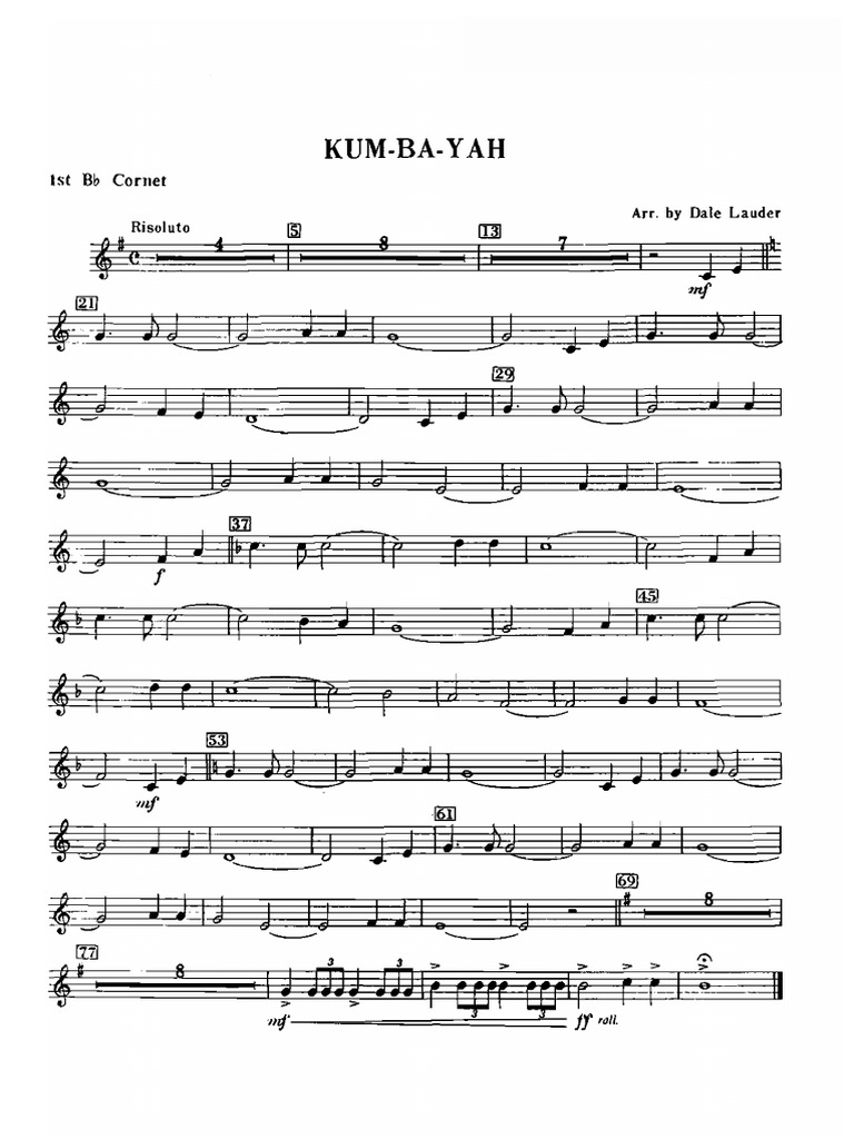 Kum Ba Yah Głosy | PDF